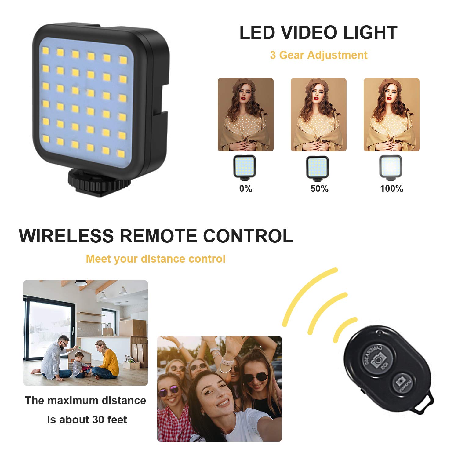 EBSTL Vlogging Kit with Microphone and Light Smartphone Video Kit with Phone Holder and Mini Tripod Camera Video Microphone Kit for iPhone Android and Camera for YouTube TikTok Filming and Vlogging