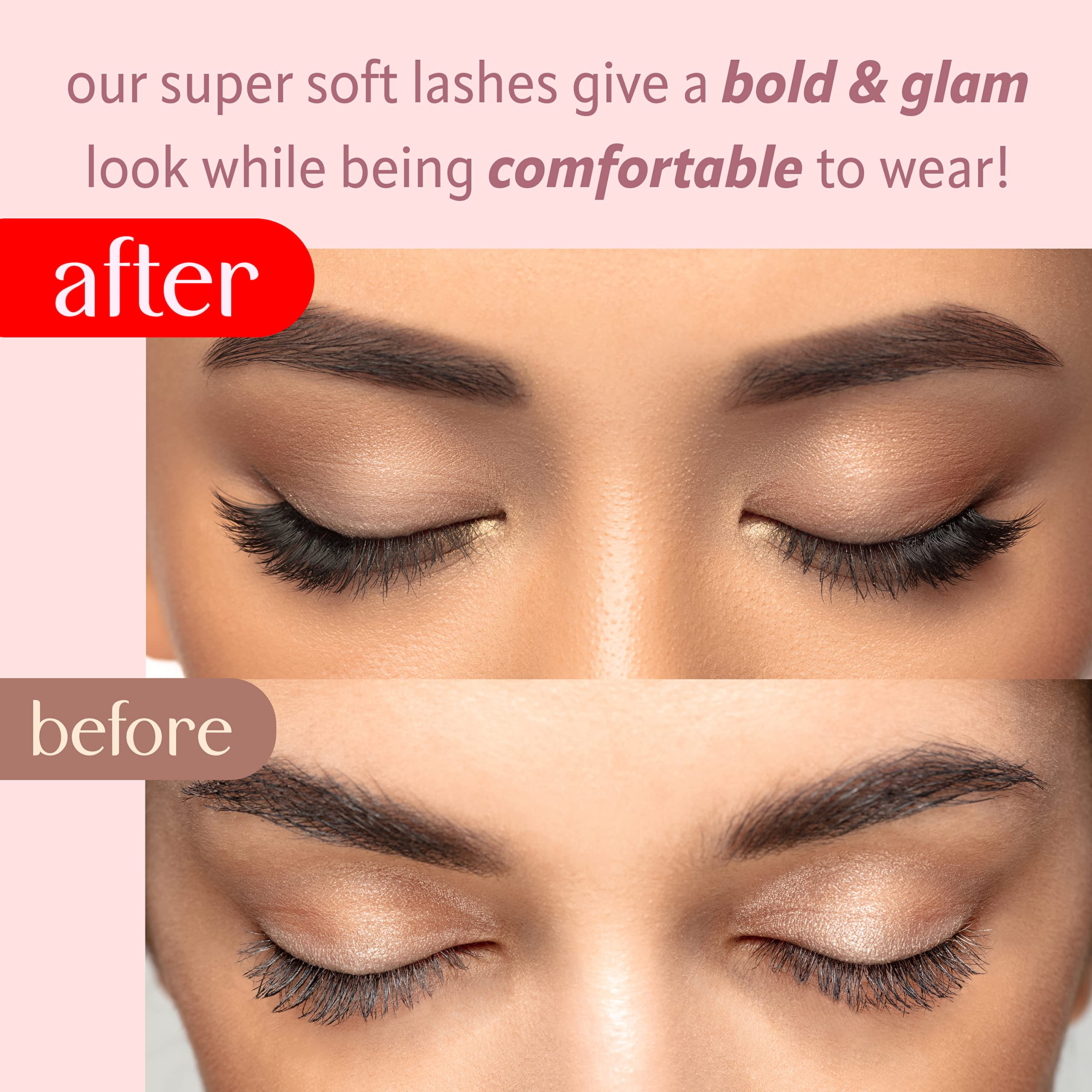 Lash Clusters At-Home Lash Extensions / 10-16mm C-Curl Natural Glam / 120 Clusters/Ultra Thin Band/milk peach™ / Segment Individual Cluster Lashes Soft Fluffy/DIY Salon-Quality Volume
