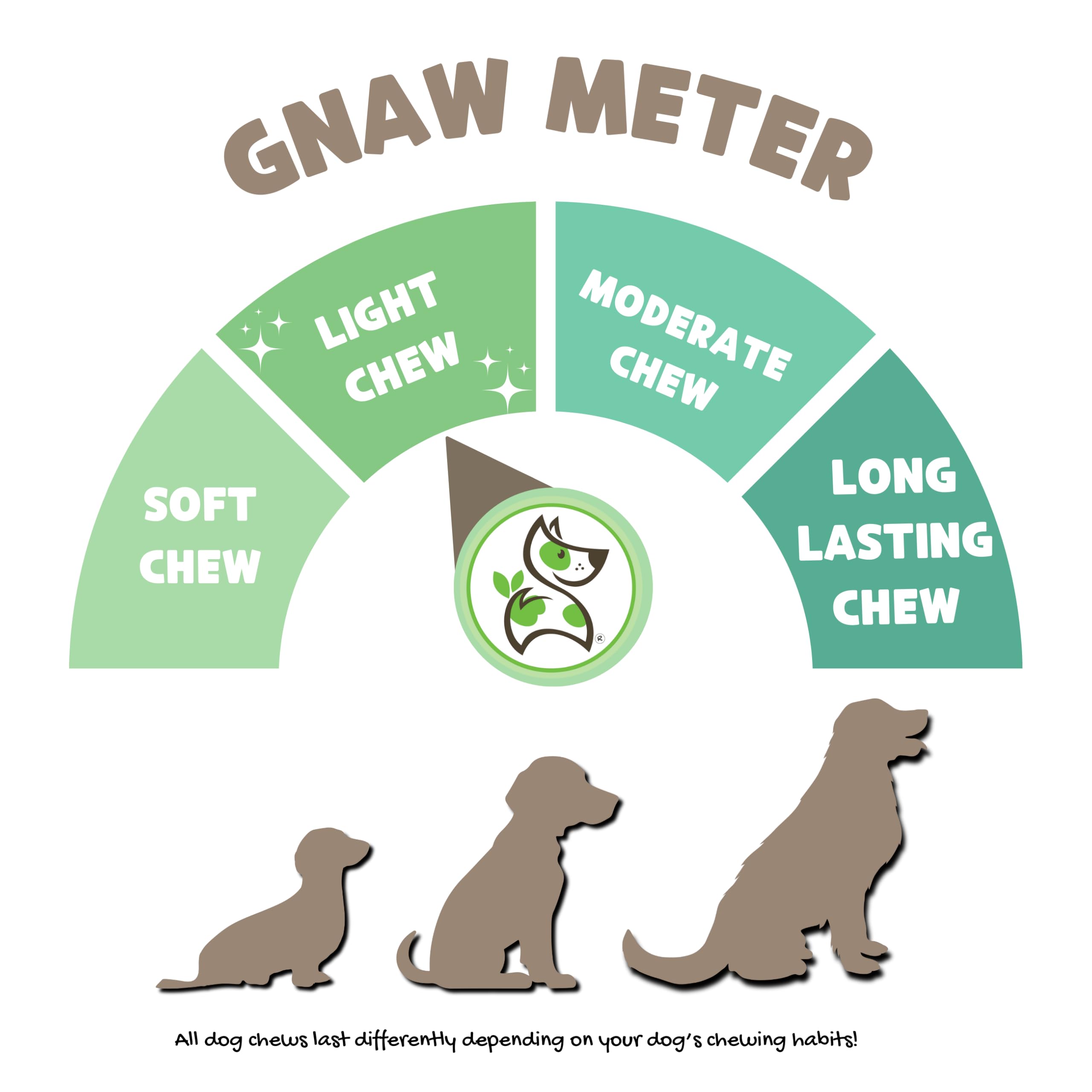 Nature Gnaws Tripe Twist Springs for Dogs - Premium Natural Beef Dog Treats - Simple Single Ingredient Crunchy Dog Chews - Training Reward - 8 Inch 10 Count