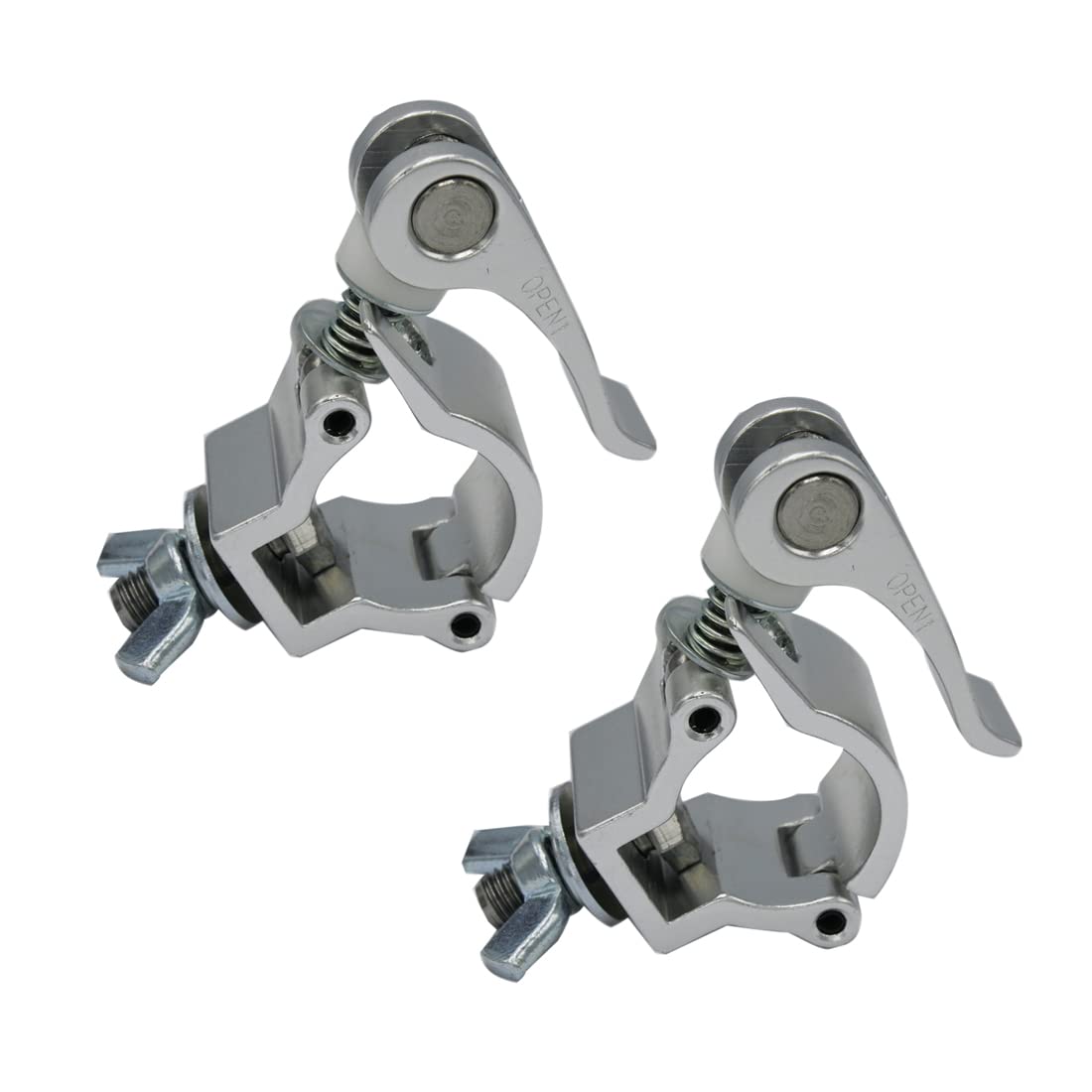 DJ Lighting truss Clamp 1.26-1.38 inch OD Pipe Truss F34 Quick Release Mount Heavy Duty 165 Lbs (2PCS)
