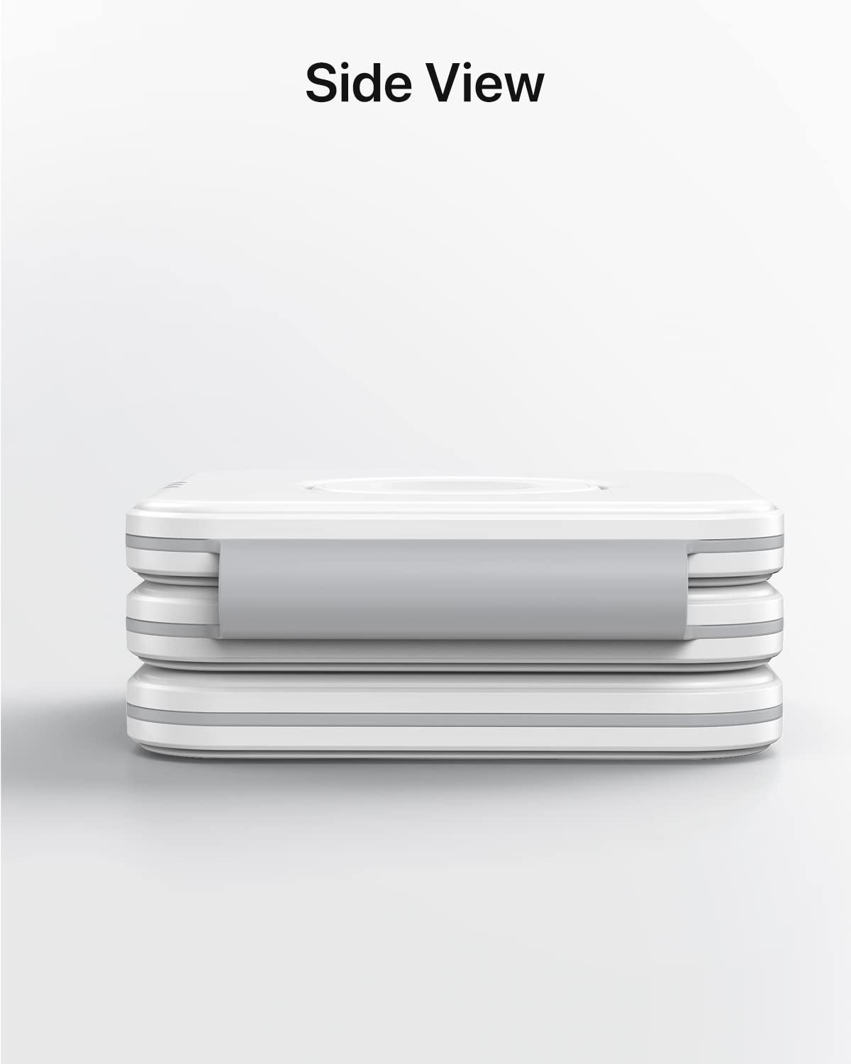 Intoval Foldable Wireless Charger, Magnetic 3 in 1 Charging Station, Fast Wireless Charging for Travel, for iPhone 15/Pro/Max/14/Pro/Max/Plus, Apple Watches, AirPods 3/Pro 2(M3,White)