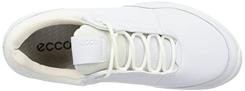 ECCO Men's Biom Hybrid 3 Hydromax Water Resistant Golf Shoe, White, 6-6.5