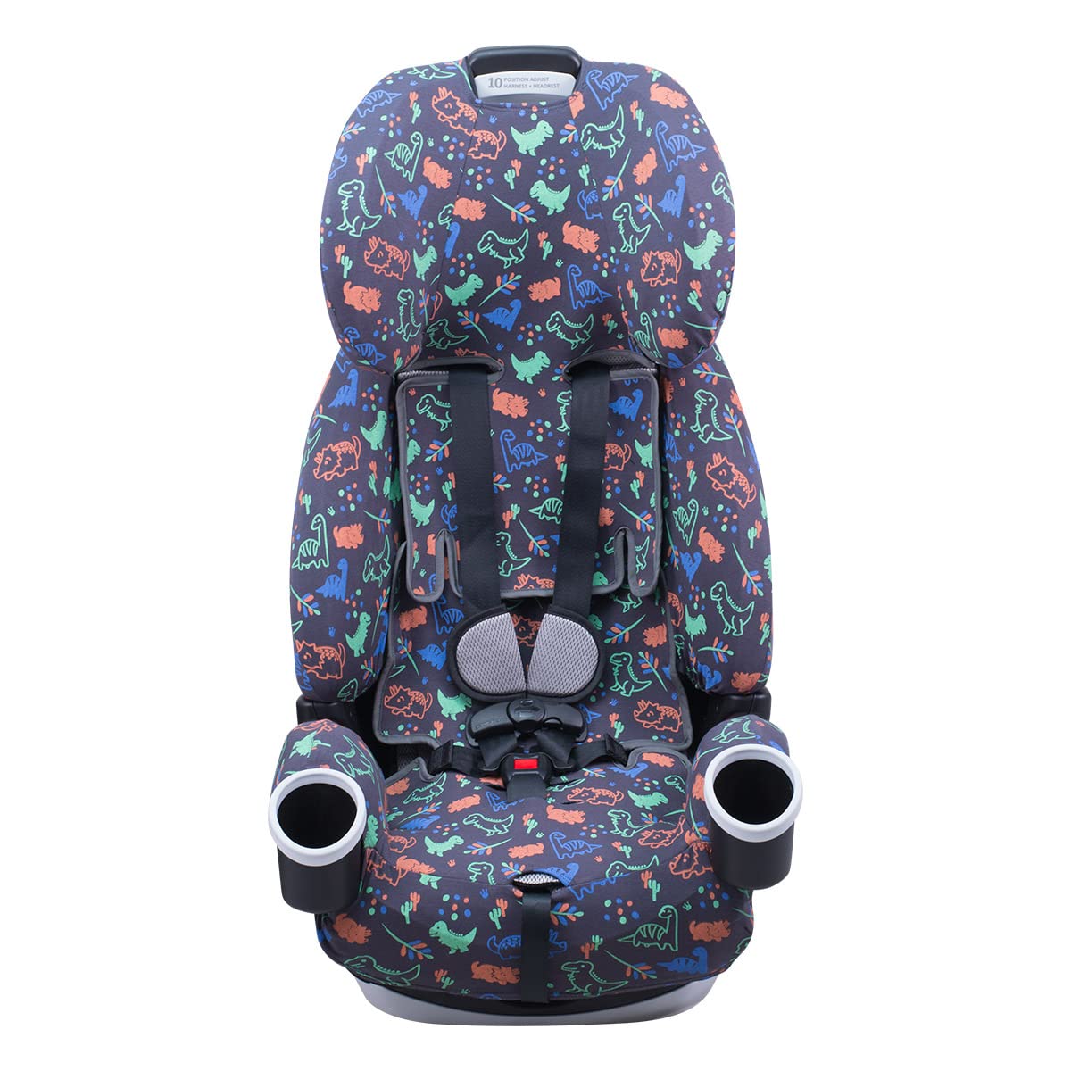 JYOKO Kids Cotton Cover Liner for car seat Compatible with Graco 4Ever DLX 4-in-1 (Happy Dino)