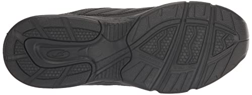 Dr. Scholl's - Men's Brisk Light Weight Dual Strap Sneaker, Wide Width (12 Wide, Black)