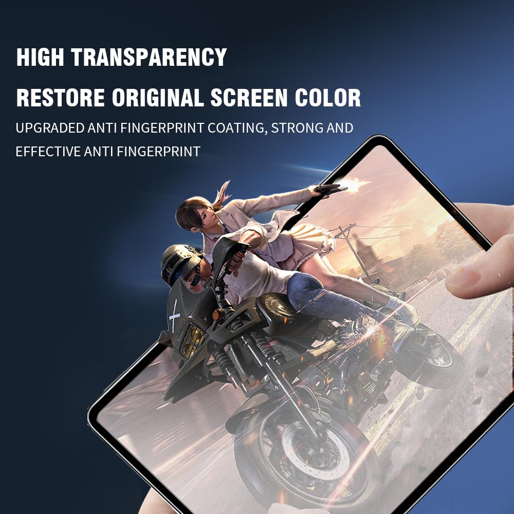Junfire [2 Packs] Tempered Glass Screen Protector for Lenovo Tab M10 Plus 3rd Gen 2022, Lenovo M10 Plus 3rd Gen Screen Protector 10.6 Inch, 9H Hardness/High Definition/Easy Installation/Case Friendly
