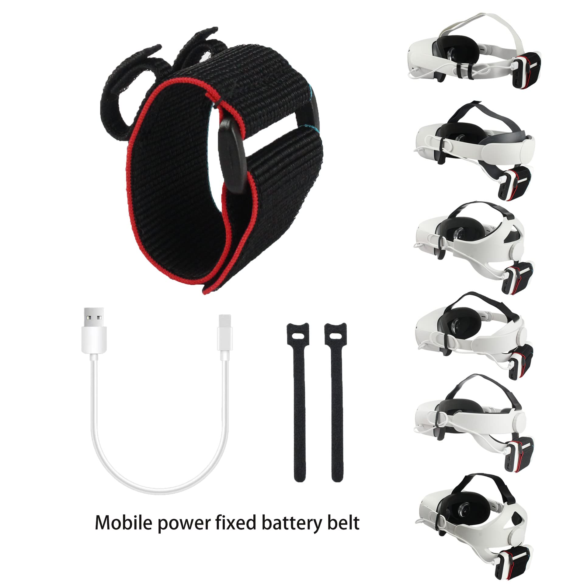 Head Strap Compatible with Oculus Quest 2, Super Soft Foam and Skin-Friendly PU Surface, Lightweight and Adjustable Accessories, Enhanced Support and Comfort in VR Headset