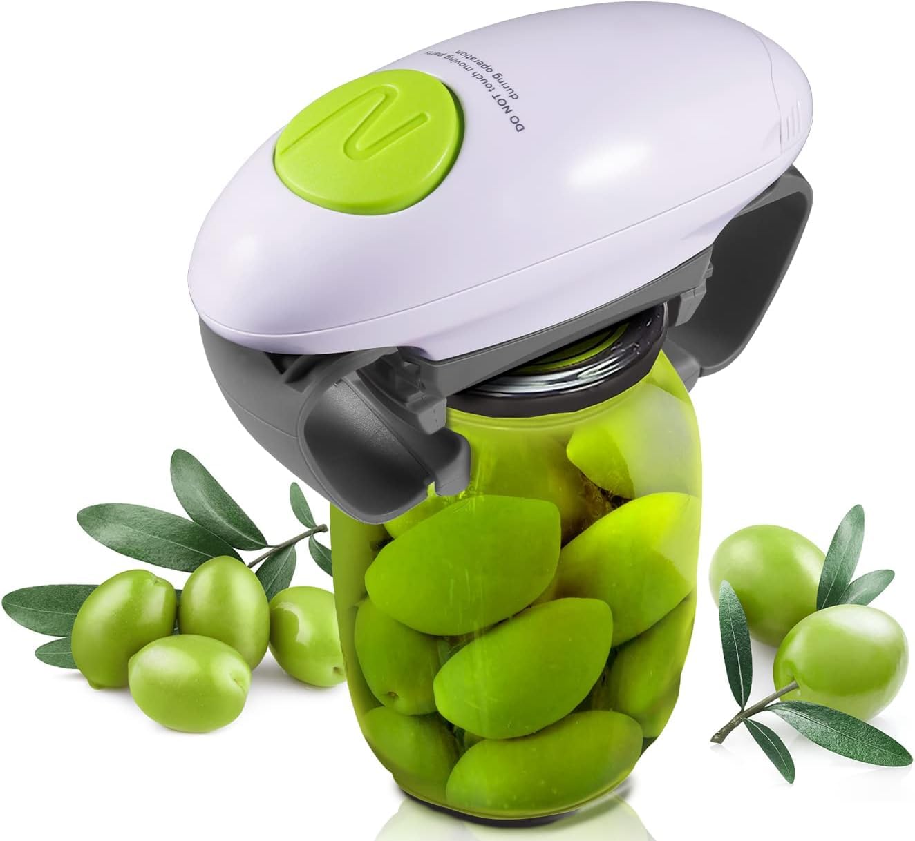 Electric Jar Opener for Weak Hands, Automatic Jar Opener for Seniors with Arthritis, Strong Tough & Easy One Touch Bottle Opener for Arthritic Hands, Ideal Gift for Seniors with Arthritis