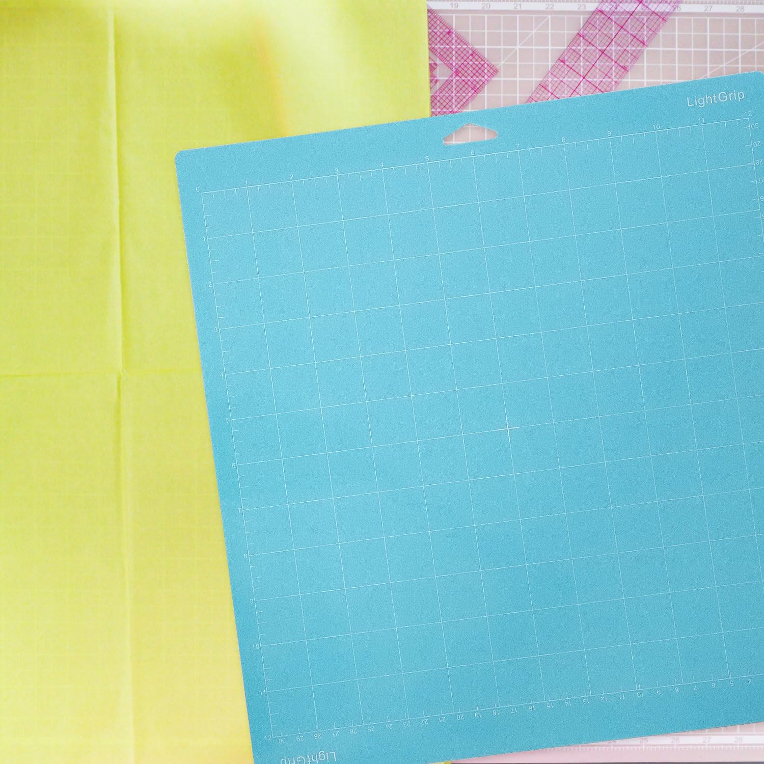 Dohia Cutting Mat for Cricut Maker 12in x 12in Standard Grip Adhesive Sticky Quilting Replacement Cut Mat D1-QGD (Purple)