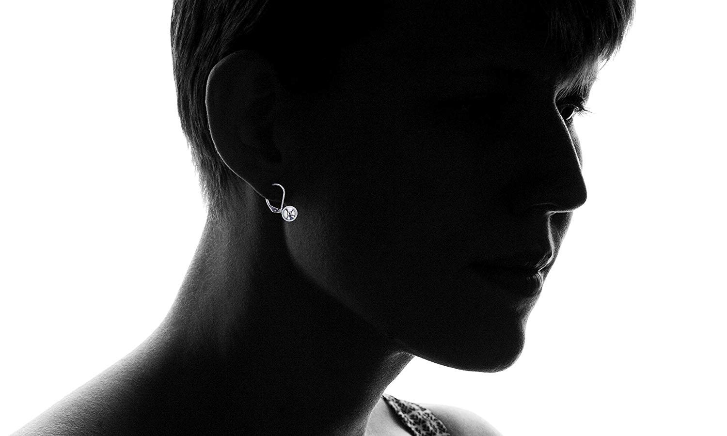 DECADENCE Sterling Silver Polished Rhodium Ball Drop Dangling Bead Leverback Earrings for Women | 6mm Round Drop Lever Earrings | Secure Snap Back Closure | 14k Plated Shiny Classic Earrings