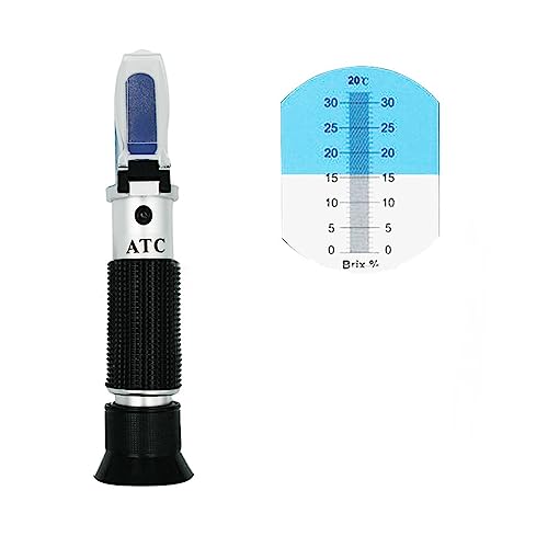 Instrument Measurement Refractometer Portable Handheld-Sugar Content Concentration Meter For Honey-Fruit Soup