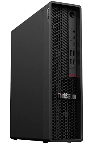 Lenovo ThinkStation P340 SFF Home & Business Desktop (Intel i7-10700 8-Core, 128GB RAM, 2TB PCIe SSD, Intel UHD 630, USB 3.2, Display Port, SD Card, Black, Win 10 Pro) Refurbished (Renewed)