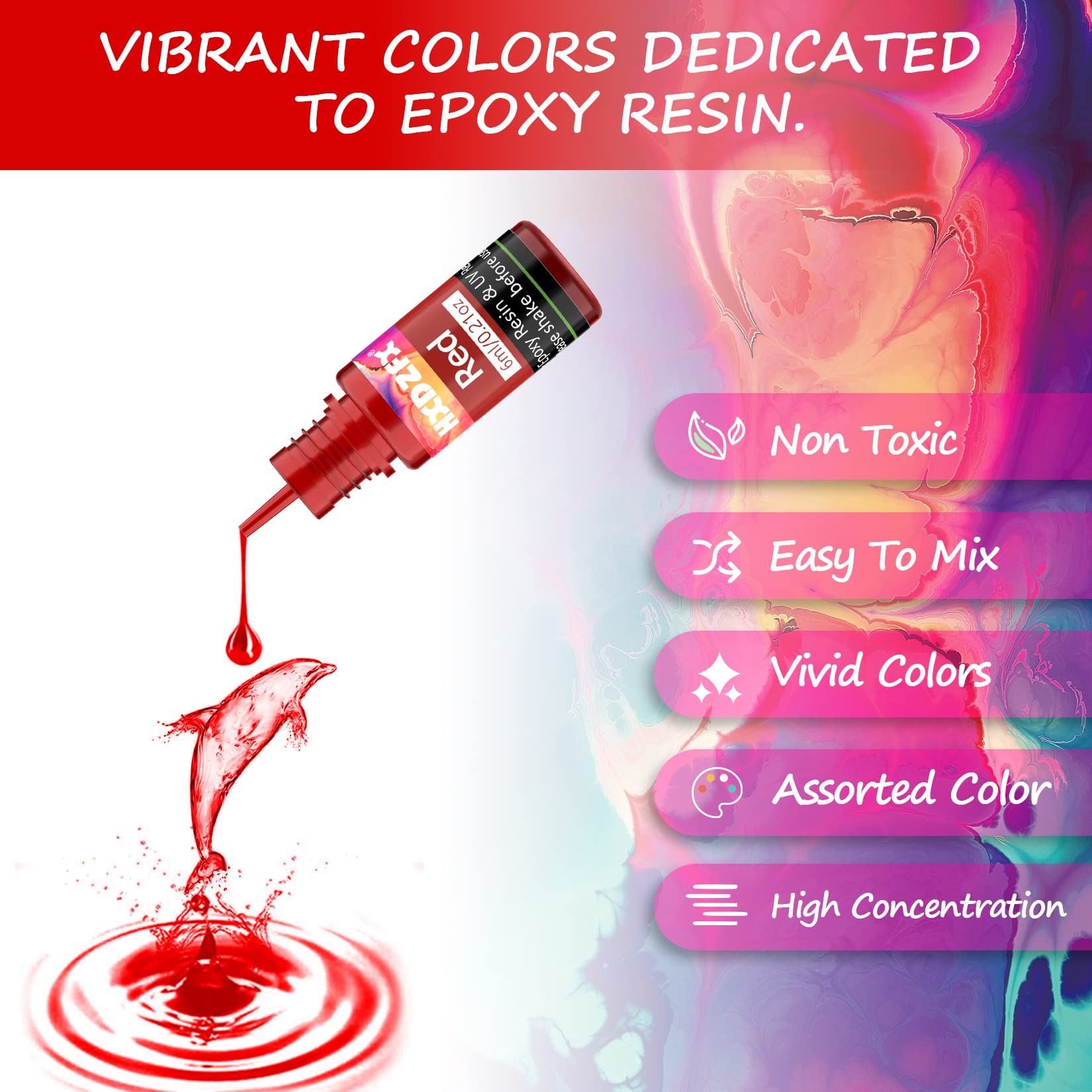 Epoxy Resin Pigment - 20 Color Liq