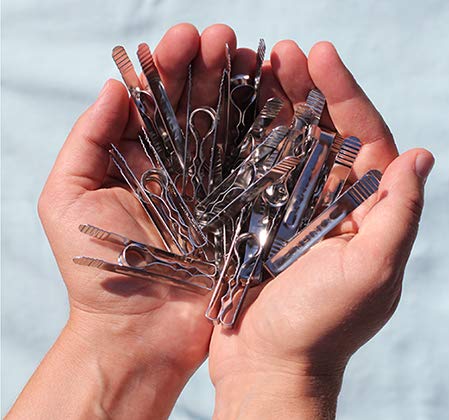 Pincinox Stainless Steel Clothespegs 20 Pack-New Kraft Paper Packaging Against Rust or Breakage