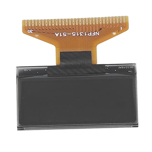 LCD Display Screen, 4Pcs Display Module 30PIN 128 X 64 Professional for Replacement(Blue Displaying)