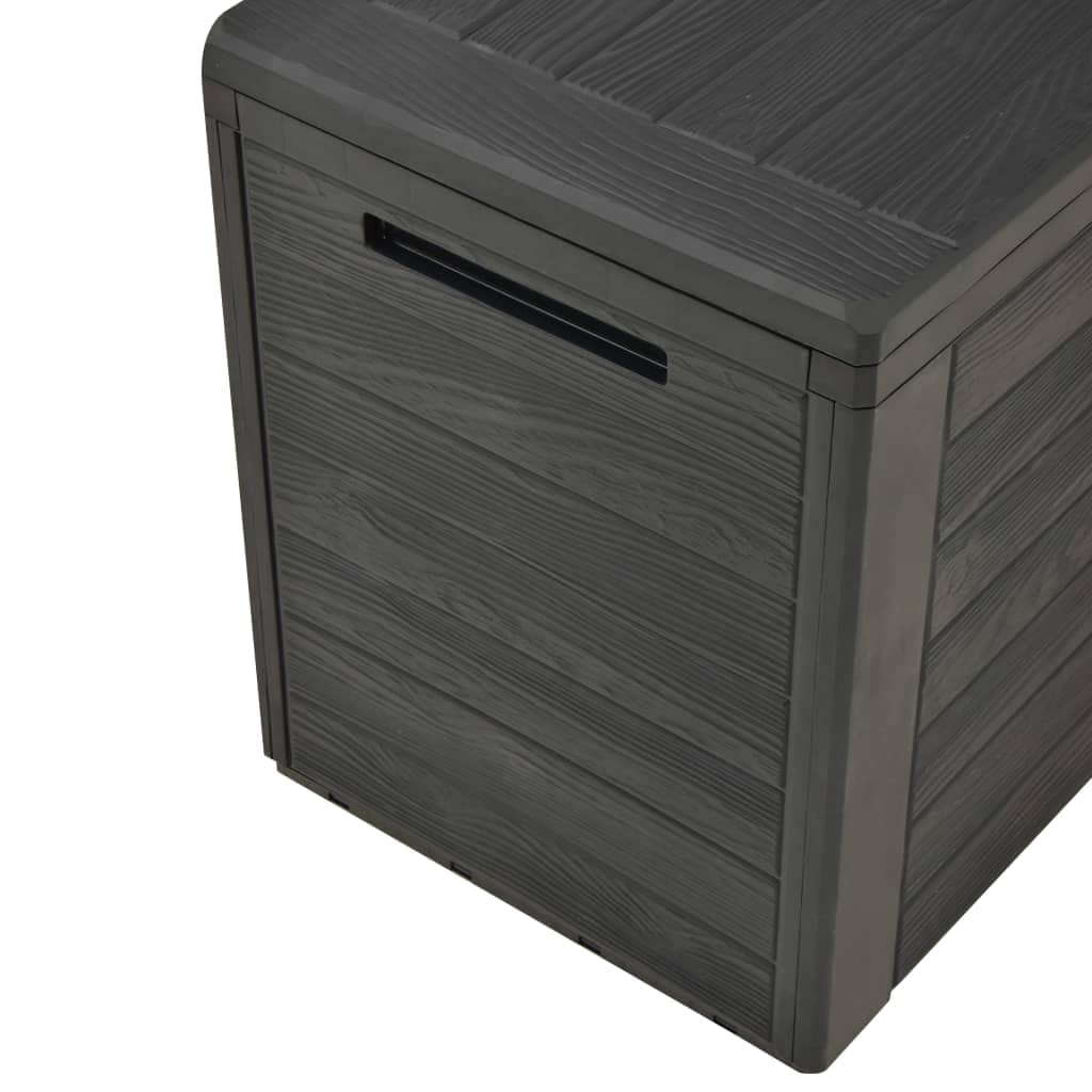 homiuse Storage Boxes Deck Boxes 38.7"x17.3"x21.7" Anthracite Outdoor Waterproof Storage Cabinet Tool Box Outdoor Storage Chest Storage For Garden Patio Backyard Outside