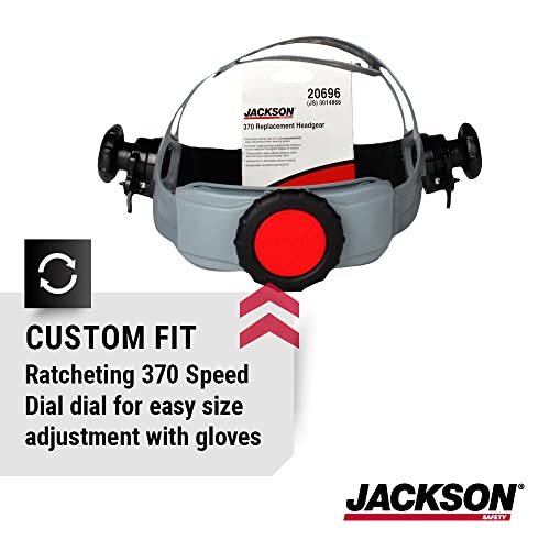 Jackson Safety 370 Replacement Headgear Part - Welding Helmet Accessories - Adjustable - Black/Grey - 20696