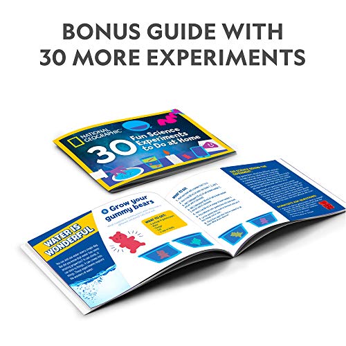 NATIONAL GEOGRAPHIC Science Magic Kit β Science Kit for Kids with 50 Unique Experiments and Magic Tricks, Chemistry Set and STEM Project, A Great Gift for Boys and Girls (Amazon Exclusive)