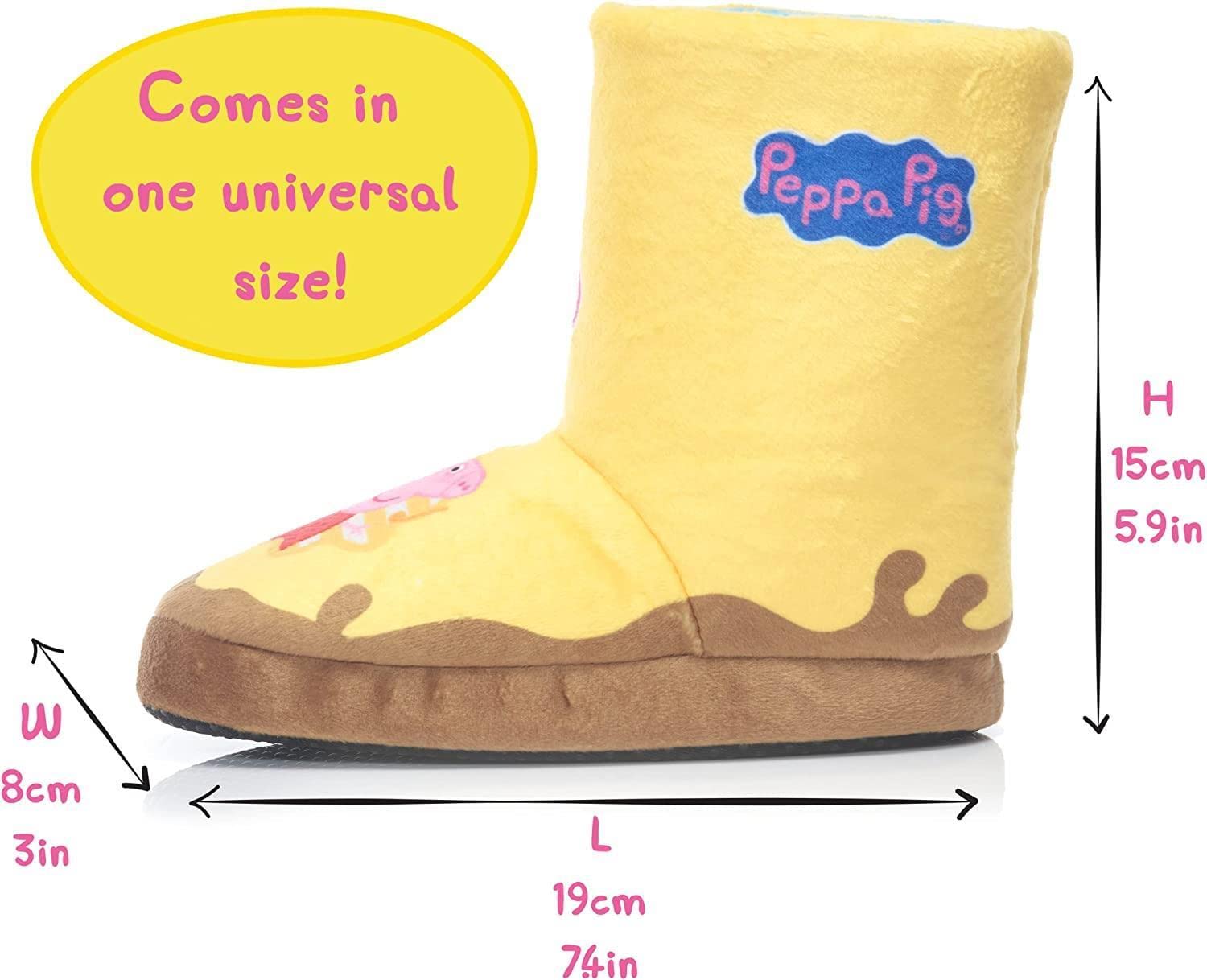Peppa Pig Toys Muddy Puddle Boots with Sounds | Interactive Wearable Yellow Toy Wellies with Sound and Music activated as you Walk or Run