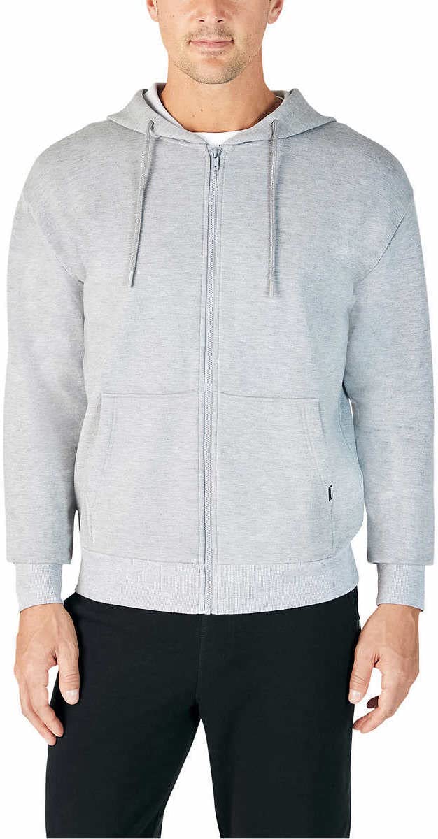 Eddie Bauer Men's Super Soft Full Zip Hoodie (Maroon, Medium)