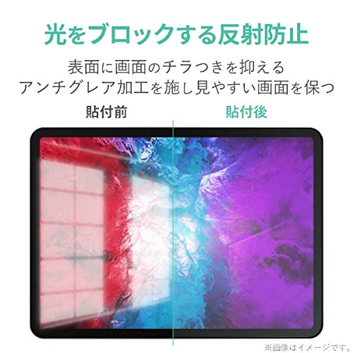 ELECOM Pencil-Feel Screen Protector Compatible with iPad Air 4 (10.9inch, 2020) /iPad Pro 11" 2018/2020 Designed for Drawing, Anti-Glare Scratch-Resistant,Japan-Made *Smoothness 100*(TB-A20PMFLAPLL)