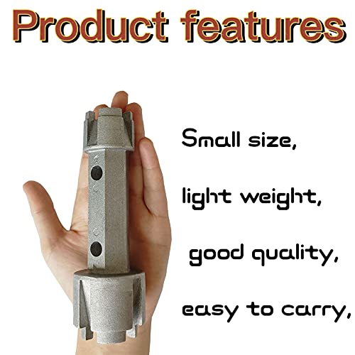 JTWKING Tub Drain Remover & Basin Wrench, Dual Ended Ratchet Wrench Use to Install and Remove Most Bath and Shower Drains and Closet Spuds Square Plastic Toilet Seat Nuts