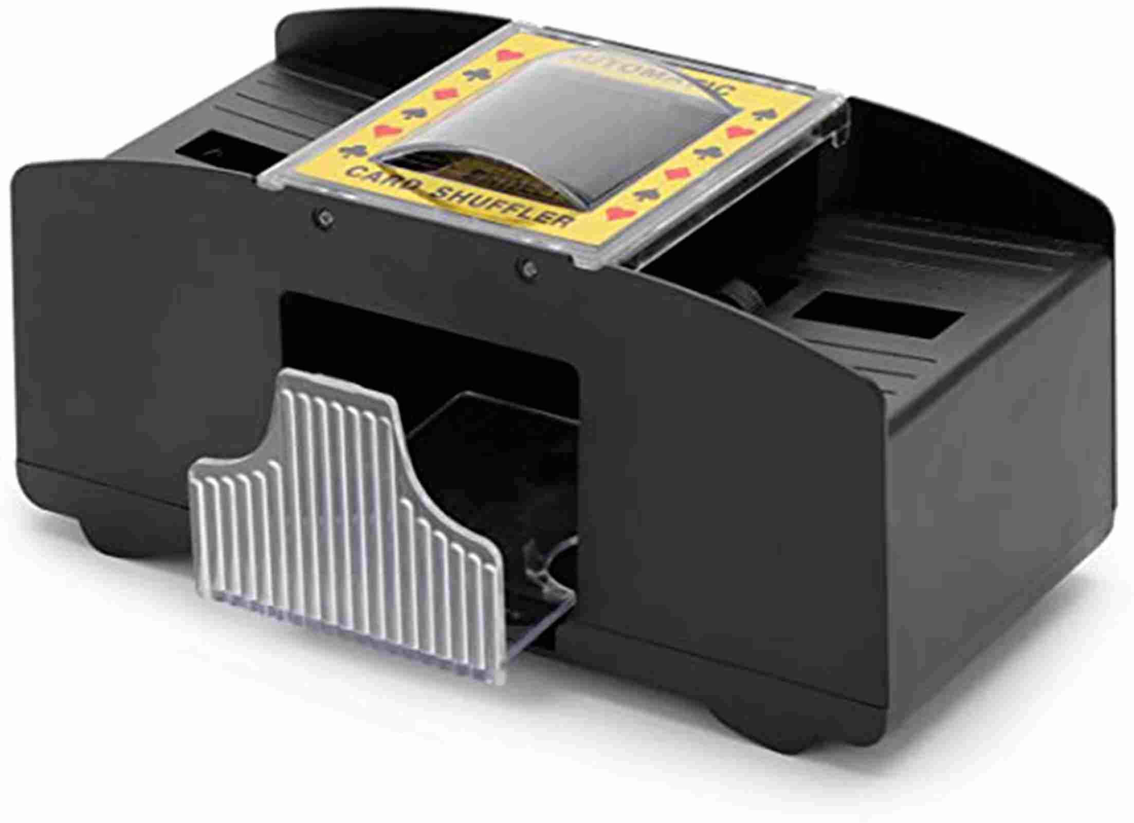 Electronic Playing Card Shuffler Automatic Battery Operated 2 Standard Desks with Push Button