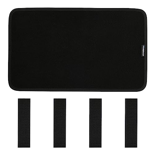 Upgrated Sewing Machine Foot Pedal Pad, Stay in Place Mat for Sewing Pedal, Non Slip Rubber and Sticky Strips Make Sure Foot Pedals and Pads Stay in Place, Sewing Accessory, 12βx7β, 1/5β Thick