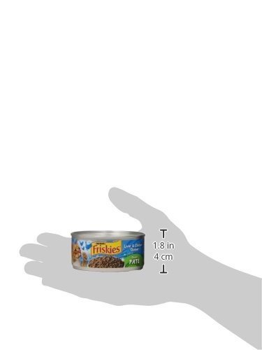 Purina Friskies Wet Cat Food Pate, Liver and Chicken Dinner - (Pack of 24) 5.5 oz. Cans
