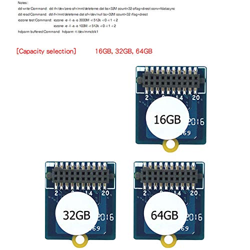 Misaso EMMC Module 16GB with -SD Turn EMMC Adapter T2 for NanoPi/PC/RK3399 Development Board