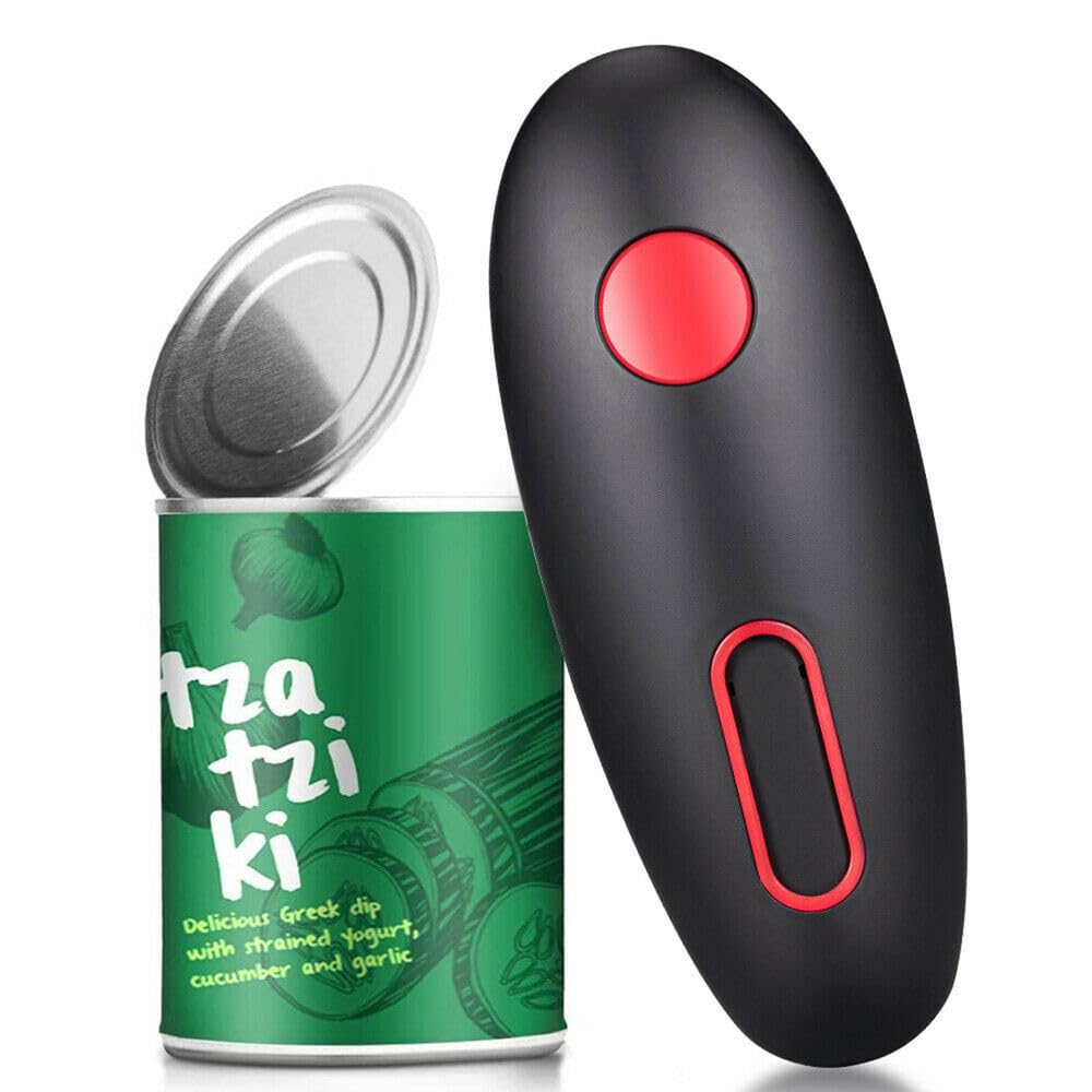 Electric Commercial Can Opener Automatic Smooth Edge Stainless Steel Hands-Free