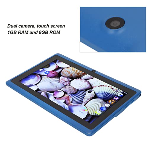 Kids Tablet, 7 Inch WiFi Multifunctional Support 32GB Memory Card HD Screen Eyeprotection Screen Kids Learning Tablet for Travel Work (US Plug)