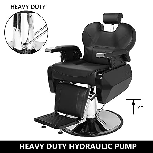 LLAMN Two Colors 8702A Professional Salon Barber Chair US Warehouse (Color : D)