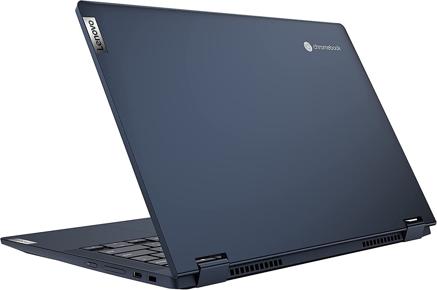 Lenovo Chromebook Flex 5i 13.3" Touchscreen FHD 1080p IPS Display, 2in1 Flip Laptop, Backlit Keyboard, Intel i3-1115G4, USB Type-C, Wi-Fi 6, SD Card Reader, Webcam, Chrome OS, 8GB RAM, 64GB eMMC+Cloth