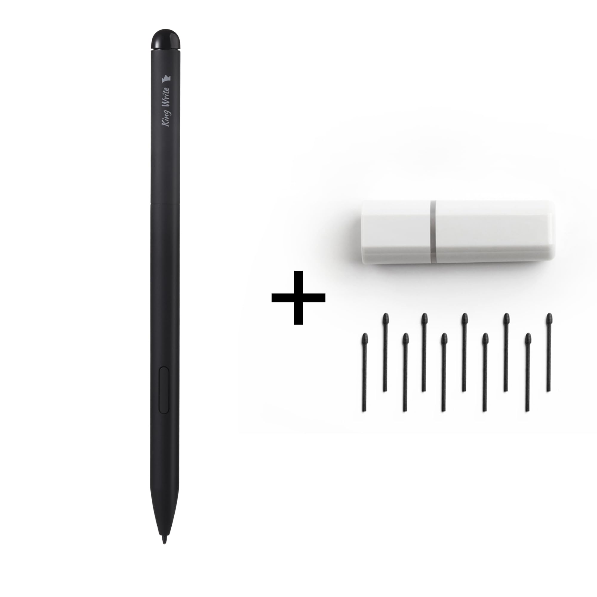 King Write MR05 EMR Stylus Black and Tip-Set, Accessories for Remarkable Tablet