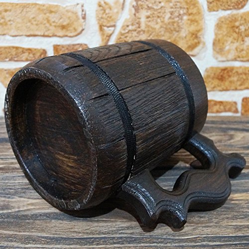 Necrons Beer Mug, Wooden Beer Stein, Gamer Gift, Personalized Beer Stein, 40K Tankard, Custom Gift for Men, Gift for Him