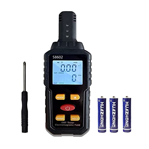 Justmetr EMF Meter, 3 in 1 Digital EMF Tester, Electromagnetic Field Radiation Detector Hand-held LCD EMF Detector for Home EMF Inspections, Office, Outdoor and Ghost Huntingā¦