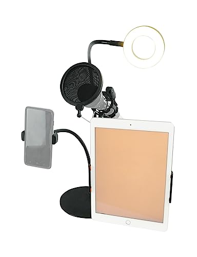 Elite LIVESHOW 4LTM Conference Room/Work from Desk Light+Phone/Mic/Tablet Clip LIVESHOW4LTM Home RCXMB10-R