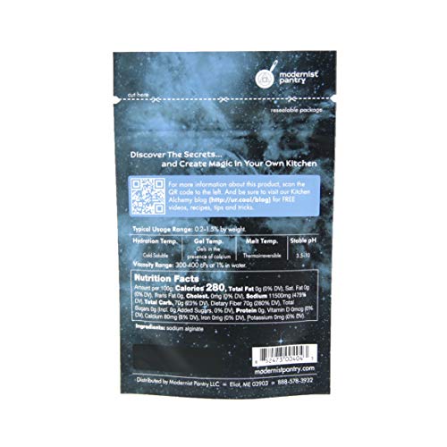 Sodium Alginate + Calcium Lactate Gluconate Value Pack ⊘ Non-GMO Vegan OU Kosher Certified - 100g/4oz (Bundle with 2 Items)
