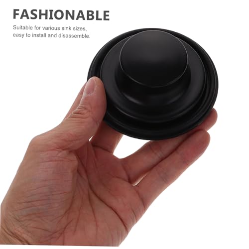 NESTINGHO Sink Seal Cover Wash Basin Sink Stopper Shower Clog Cover Bathtub Drain Plug Bath Tub Drain Cover Sink Plug Stopper Kitchen Bathroom Bath Plugs Kitchen Drain Plug Black