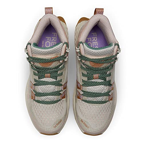 New Balance Women's Fresh Foam X Hierro V1 Mid-Cut Trail Running Shoe, Timberwolf/Dusted Clay, 7.5