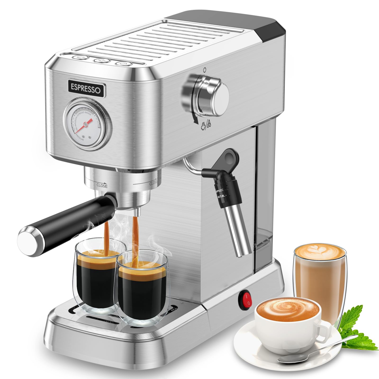 Pokk Espresso Machine 20 Bar,