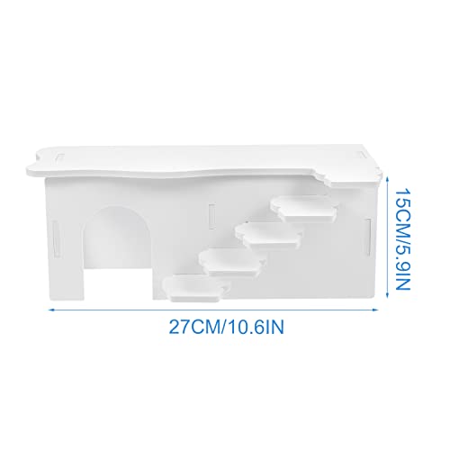 POPETPOP Plastic Hamster Hideout Rat Ladder House Guinea Pig House Guinea Pig Rest House Bird Toys