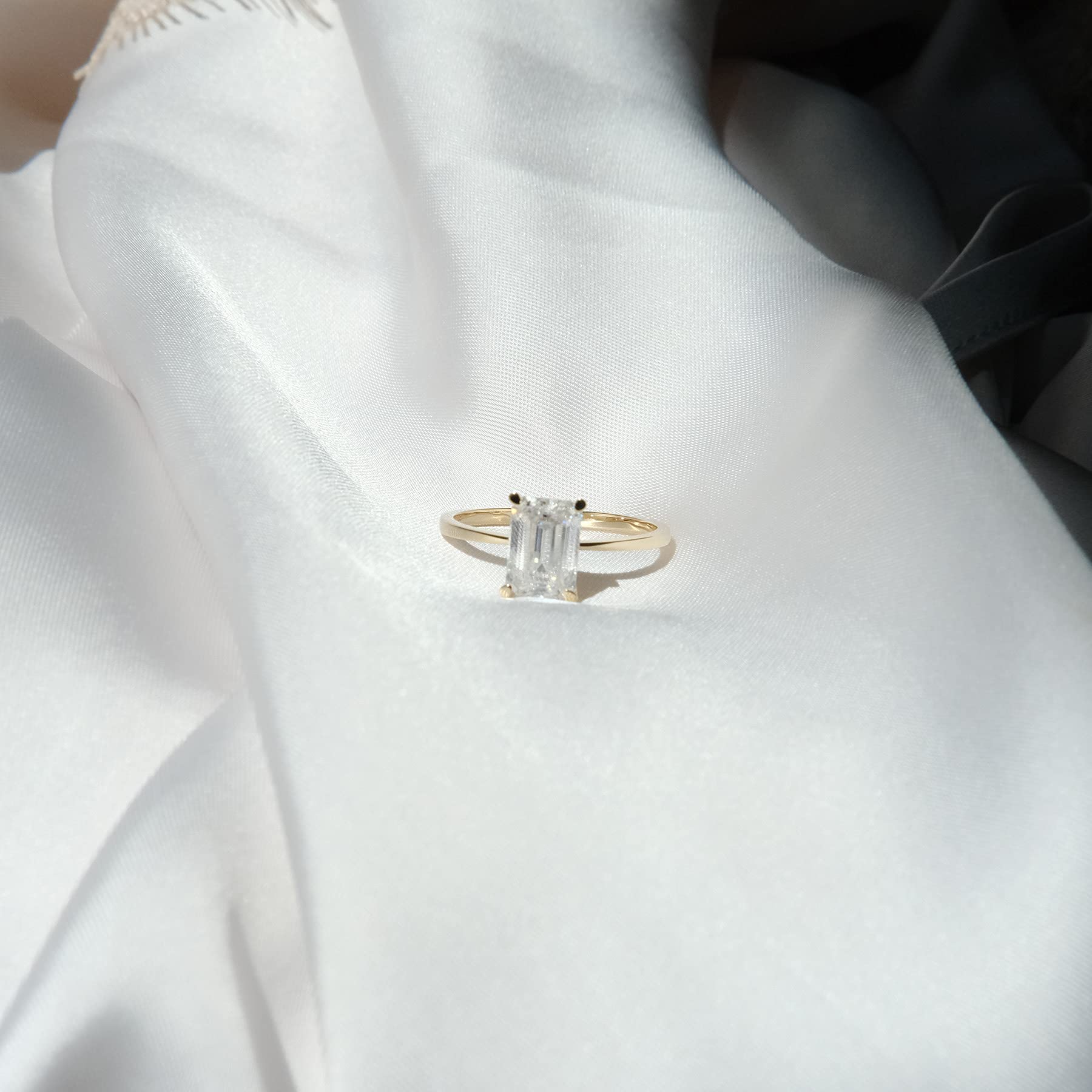 espere Rhodium Plated Sterling Silver Cubic Zirconia Micro Paved Marquise Wedding Band | Women's CZ Half Eternity Stacking Rings (2.5)