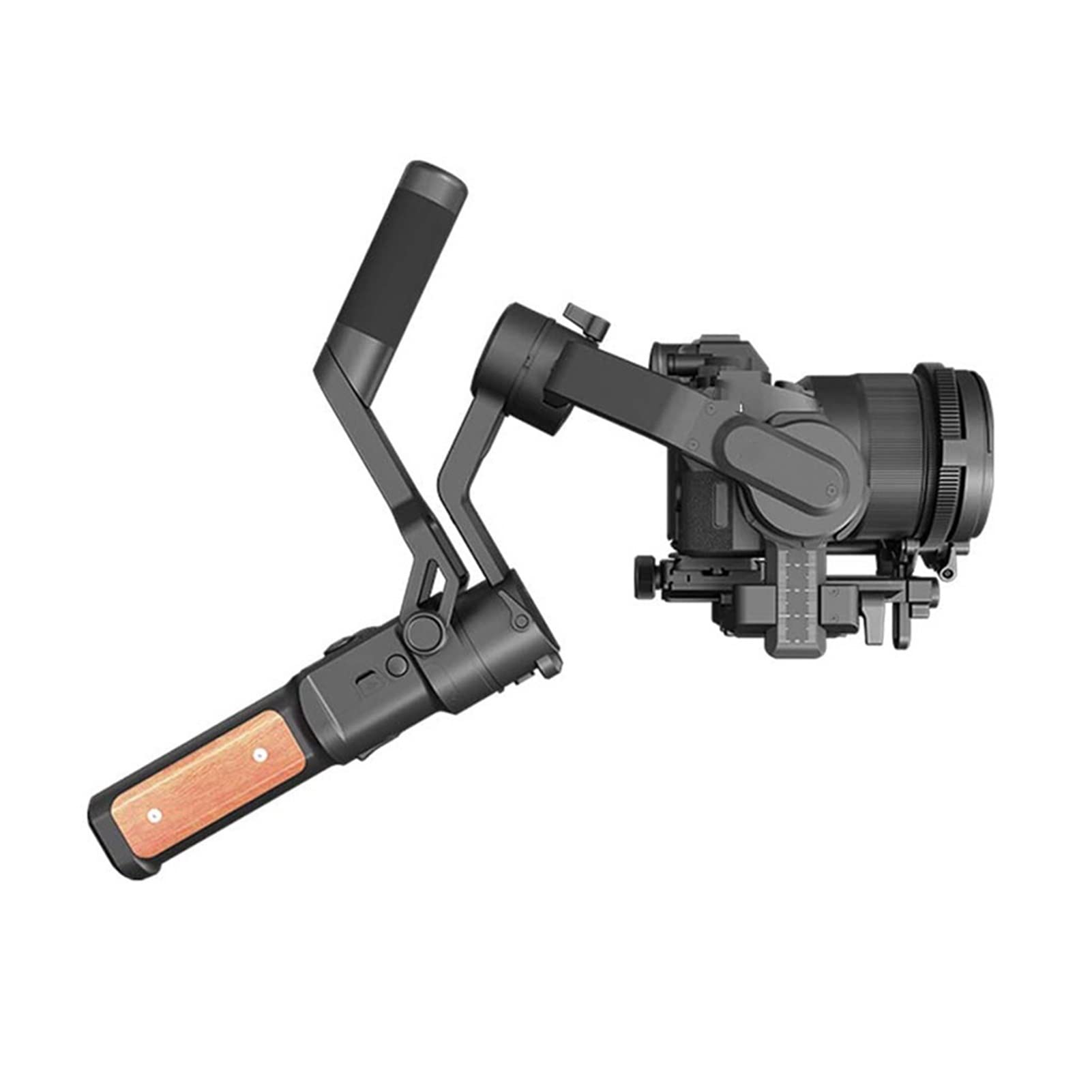 DONCK Action Camera Stabilizer DSLR Camera Stabilizer Handheld Video Gimbal Fit for DSLR Mirrorless Camera 2.2 Kg Payload for Outdoor Video Recording