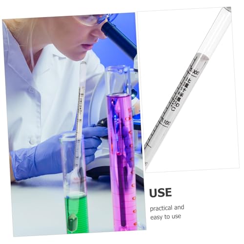 Mobestech Hydrometer Liquid Meter Liquid Measuring Tools Petroleum Meter Mud Making Supplies Liquid Tester for Distilling Supplies Liquidometer Petroleum Making Tool Measure Tool Glass