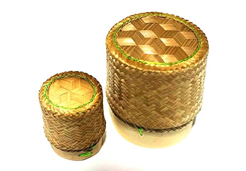 New Sticky rice bamboo thai basket Handmade big and small