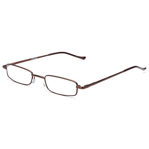 DOUBLETAKE Reading Glasses - 2 Pairs Slim Pocket Readers w Pen Clip Case - 1.50