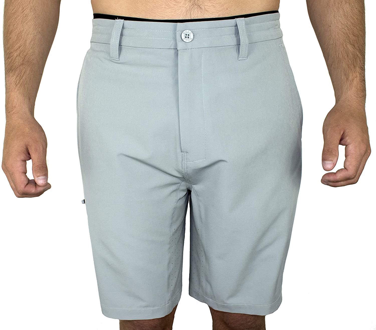 Gillz Men's 7" Contender Shorts (High Rise Grey, Medium)