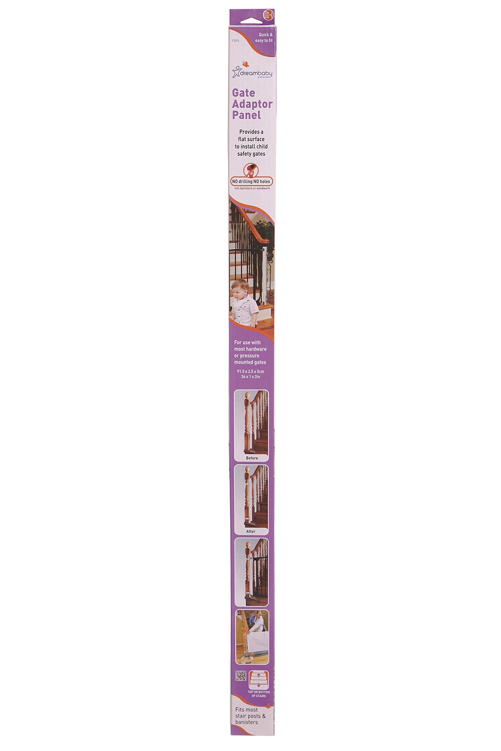 Dreambaby 36" Gate Adaptor, White