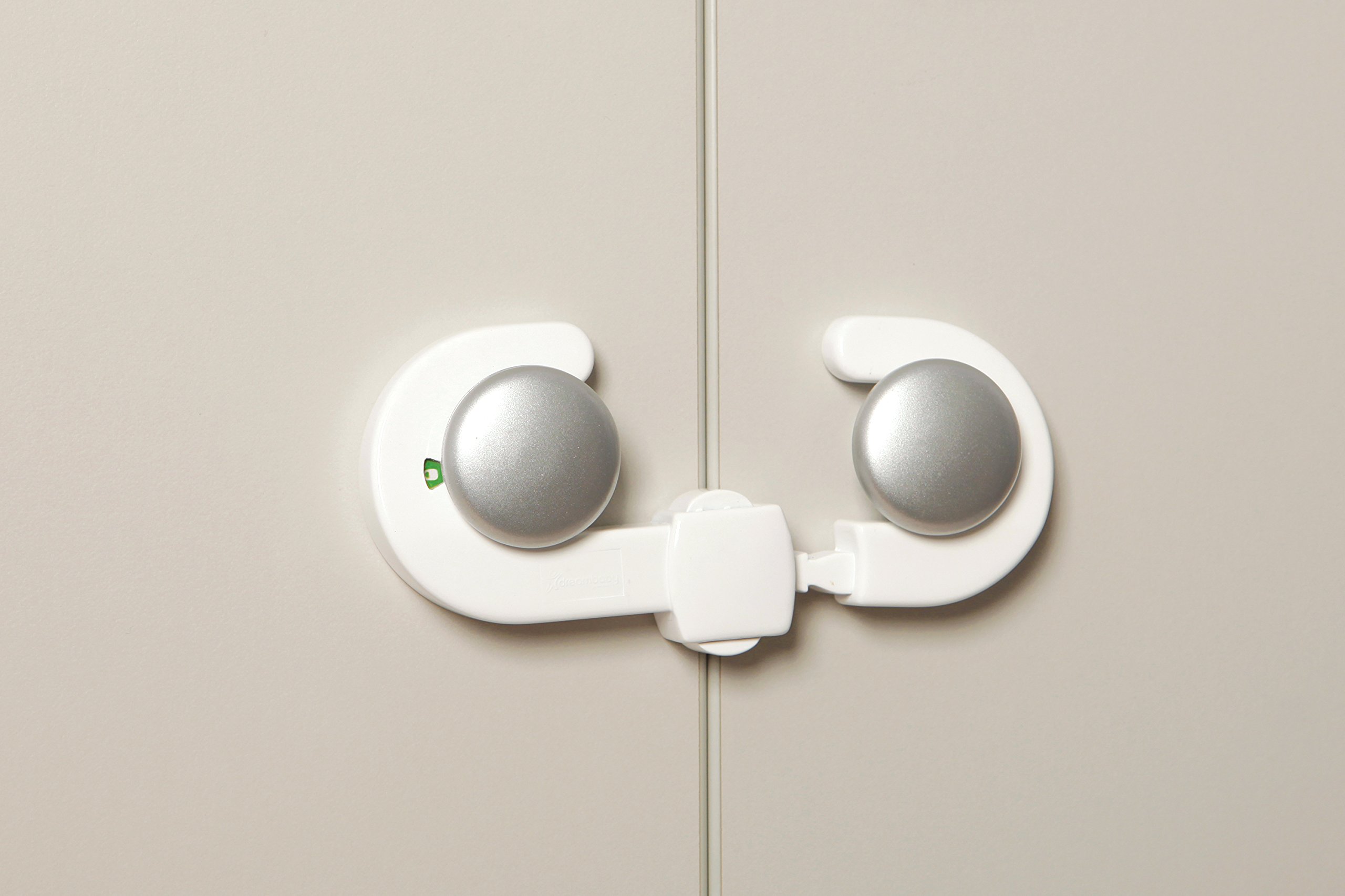 Dreambaby E-Z Check Secure A Lock, White